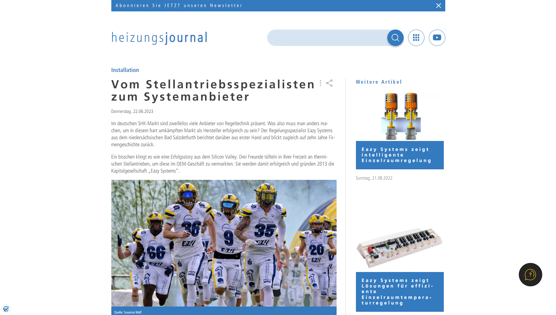 Presse - EAZY Systems