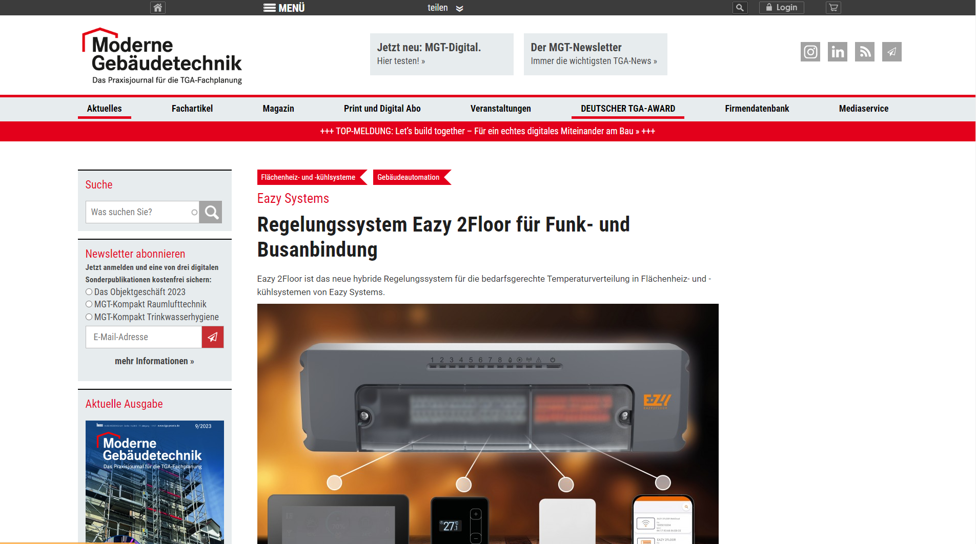 Presse - EAZY Systems